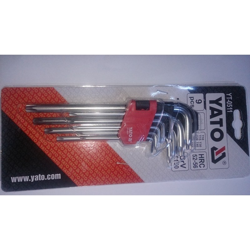SET CHEI TORX T10-T50 YT-0511